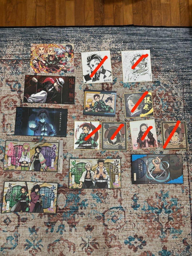Shikishi / artboard / anime merchandise / jujutsu kaisen / jjk / bang ...