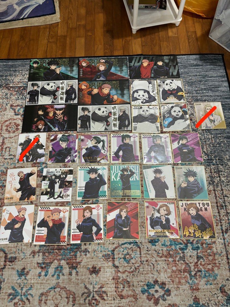 Shikishi / artboard / anime merchandise / jujutsu kaisen / jjk / bang ...