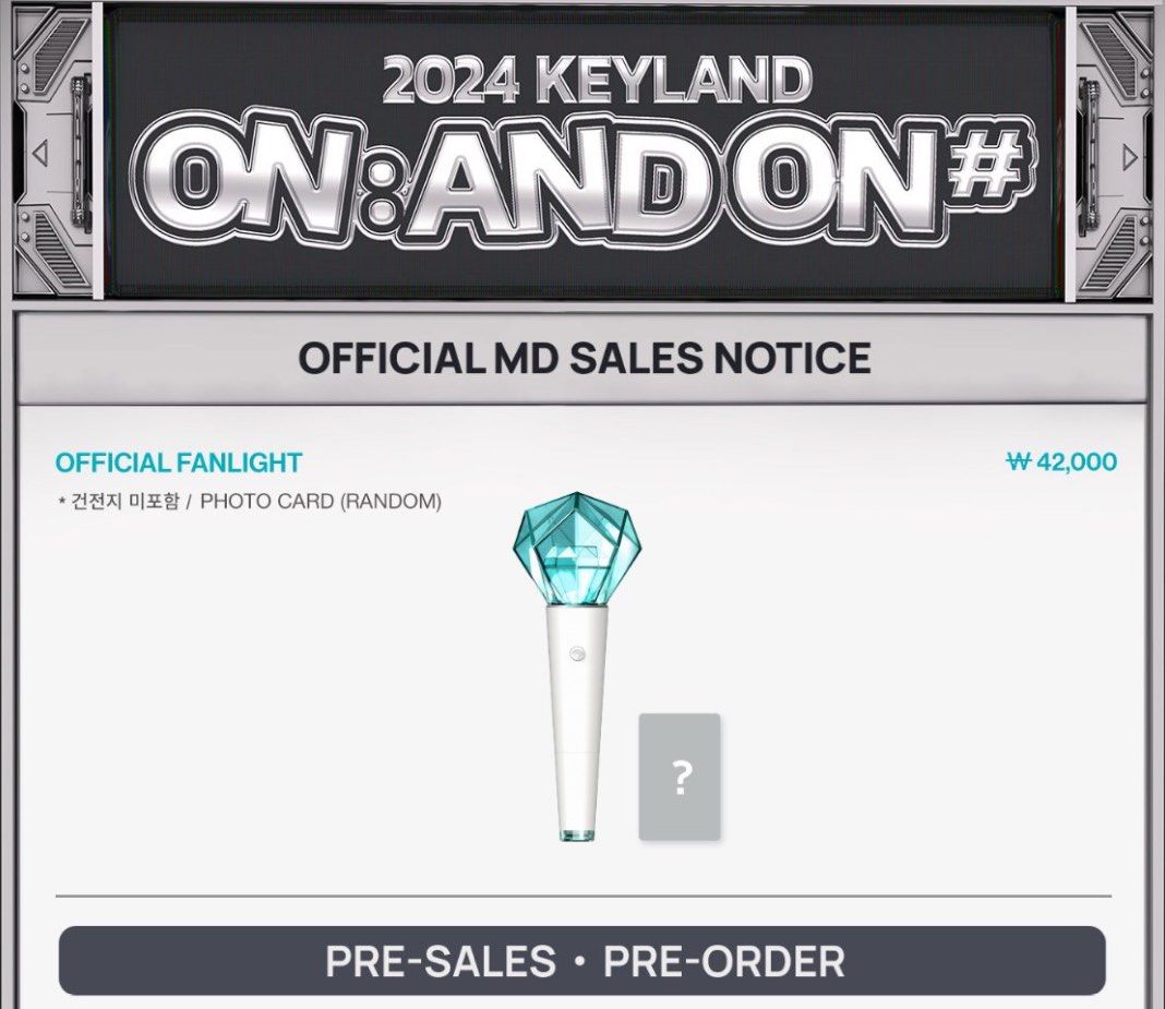 SHINee Key 2024 KEYLAND ON : AND ON OFFICIAL MD, Hobbies & Toys ...