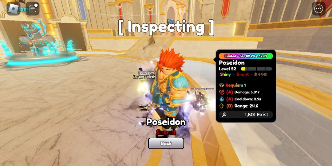 *SHINY* Poseiden Anime Defenders + Others, Video Gaming, Video Games ...