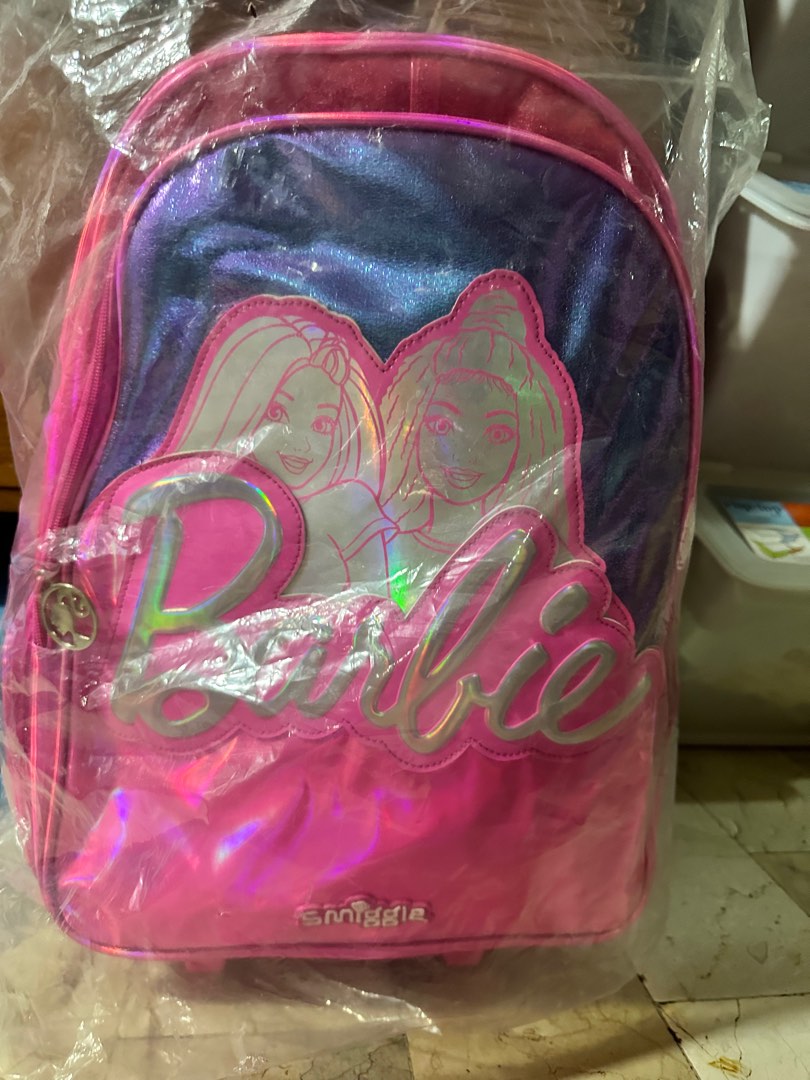Smiggle Barbie Trolley Bag and Lunch Bag, Babies & Kids, Babies & Kids ...