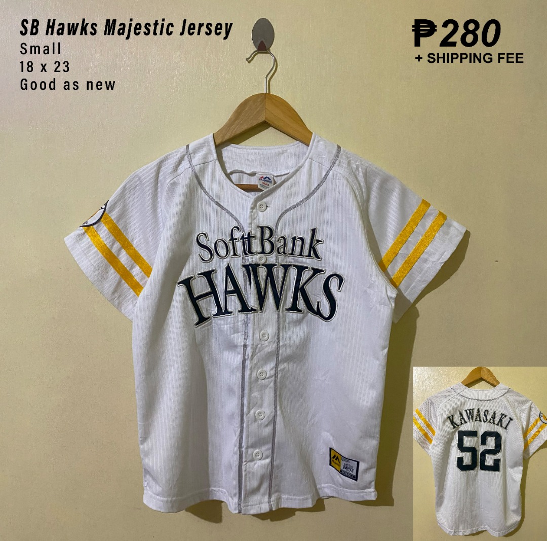 Soft Bank Hawks Jersey by Majestic, Women's Fashion, Tops, Shirts on ...