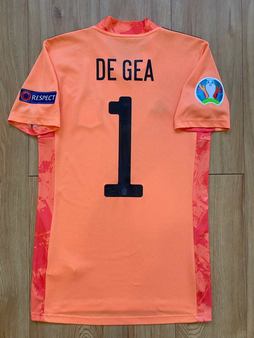 Spain Goalkeeper Euro 2020 Kit @DE GEA #1 (100% Original), Men's ...