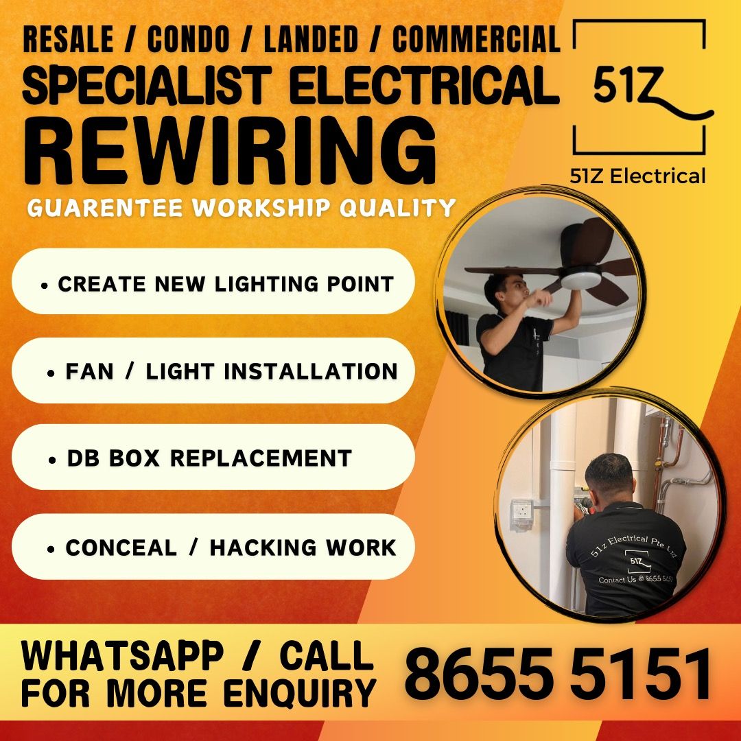 Specialist Rewiring 💥Landed Rewiring 💥 Resale Rewiring 💥Quality ...