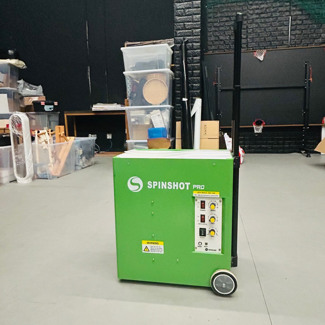 Spinshot Player High Speed Tennis Ball Machine, Sports Equipment ...