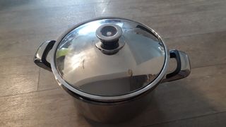 AMC stainless steel 5.6L soup pot 24cm, Furniture & Home Living ...