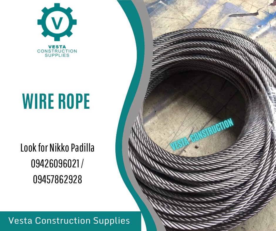 Stainless wire rope, Commercial & Industrial, Construction Tools ...