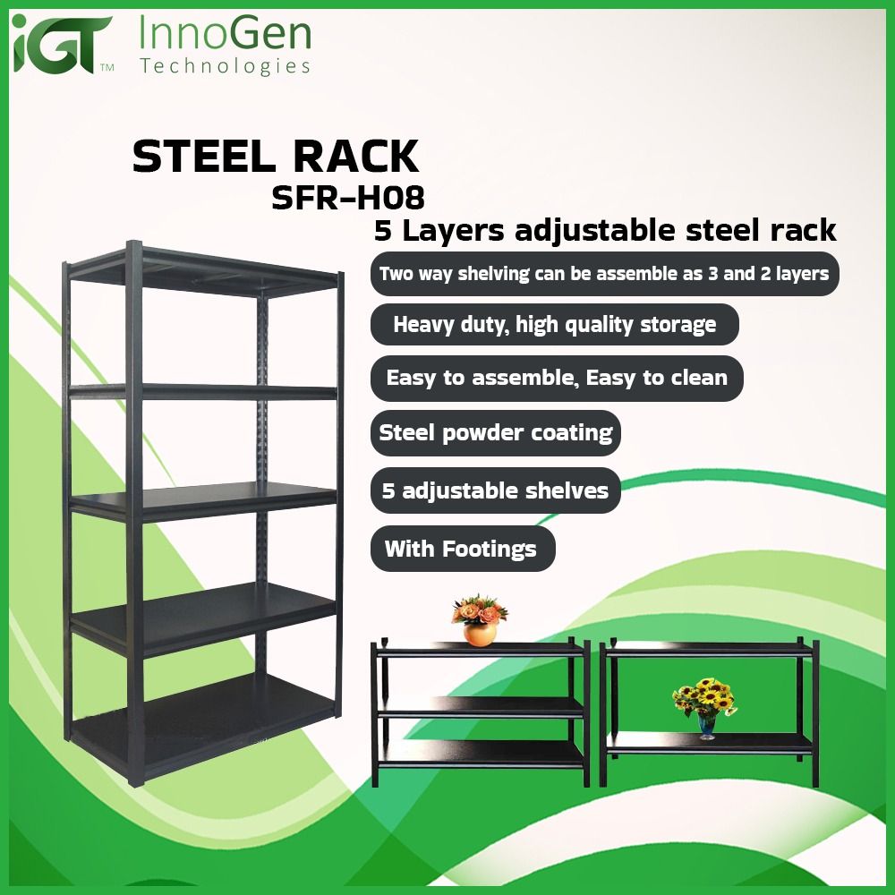 Steel Rack SFR-H08, Furniture & Home Living, Office Furniture ...