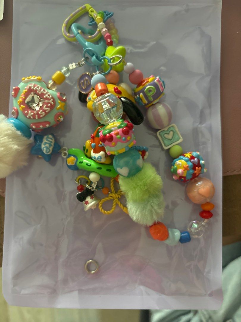 Sugrstuff labubu Pluto mobile charm, Everything Else on Carousell