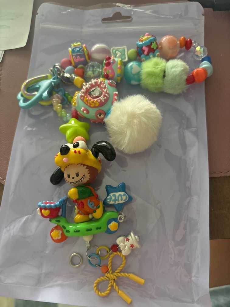 Sugrstuff labubu Pluto mobile charm, Everything Else on Carousell