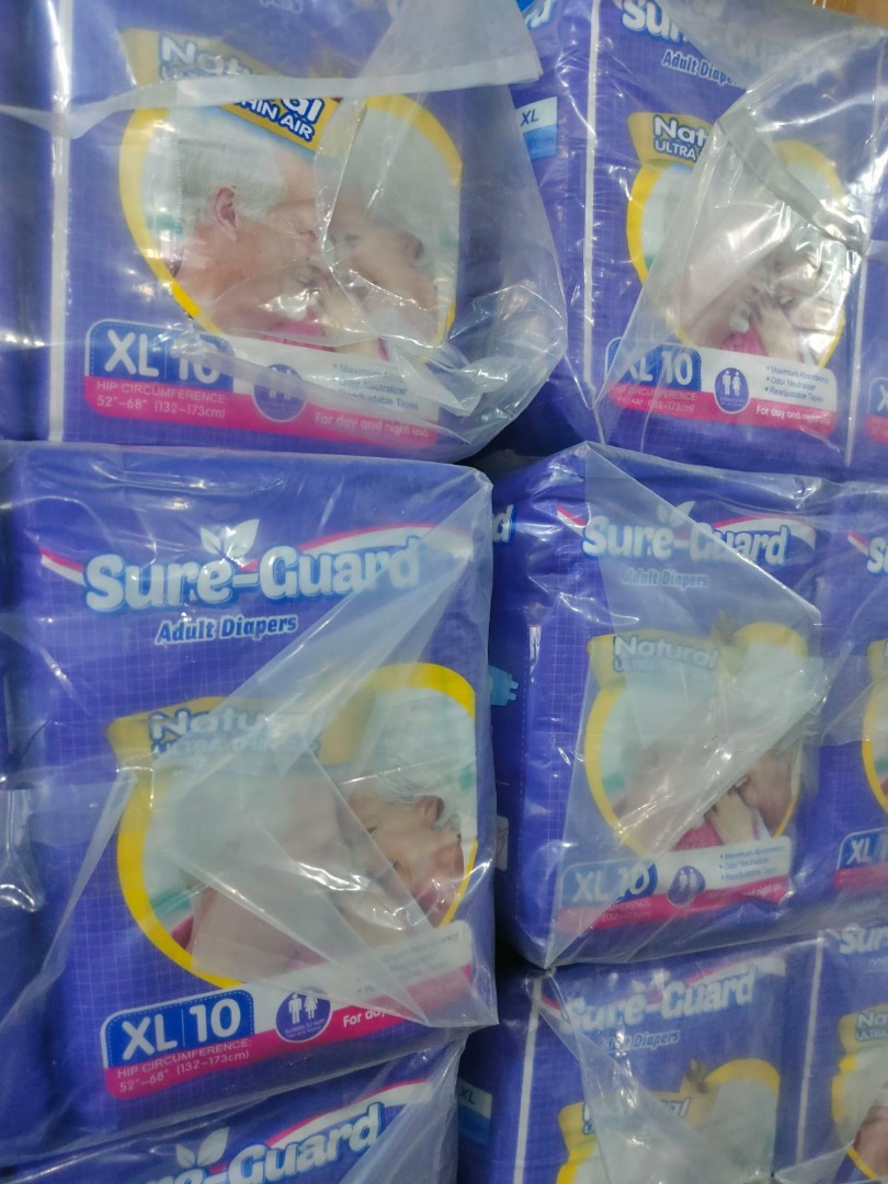 SUREGUARD ADULT DIAPER XL, Health & Nutrition, Medical Supplies & Tools ...