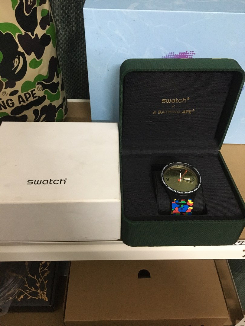 swatch x A bathing Ape, Men's Fashion, Watches & Accessories, Watches ...