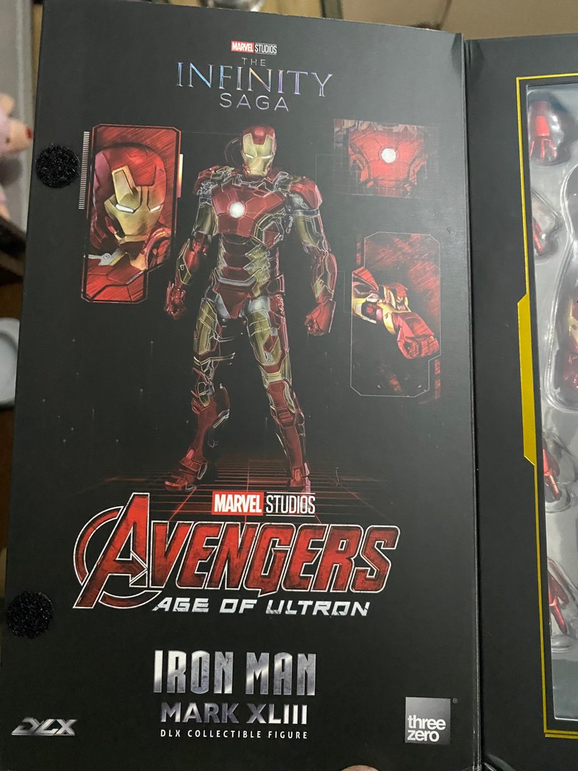 Threezero Marvel Avengers Age of Ultron Iro Man Mark XLIII MK43 DLX ...
