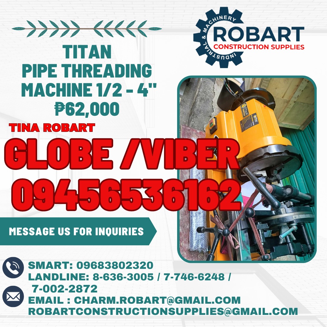 Titan Pipe Threading Machine 1/2-4", Commercial & Industrial ...