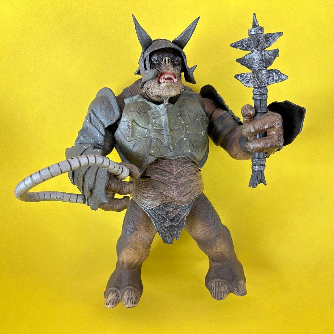 Toybiz The Lord Of The Rings 10” Battle Troll 2003 LOTR Action Figure ...