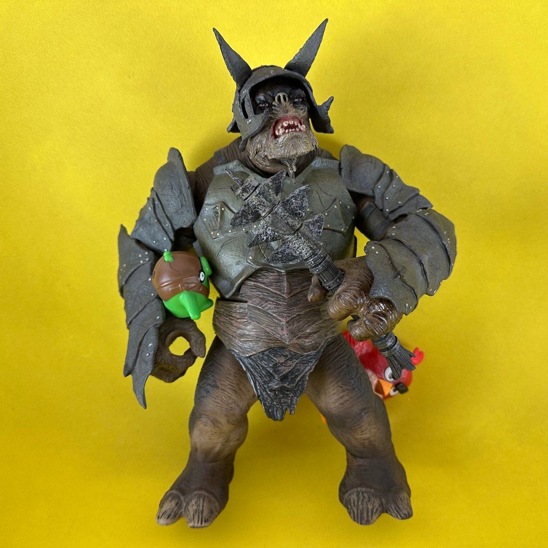 Toybiz The Lord Of The Rings 10” Battle Troll 2003 LOTR Action Figure ...