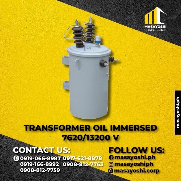 Transformer Oil Immersed 7620/13200 V | Single Phase Transformer ...
