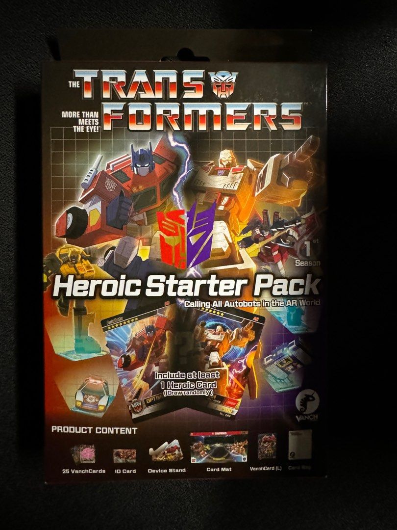 Transformers Heroic Starter Pack 變形金剛卡, 興趣及遊戲, 玩具 & 遊戲類 - Carousell