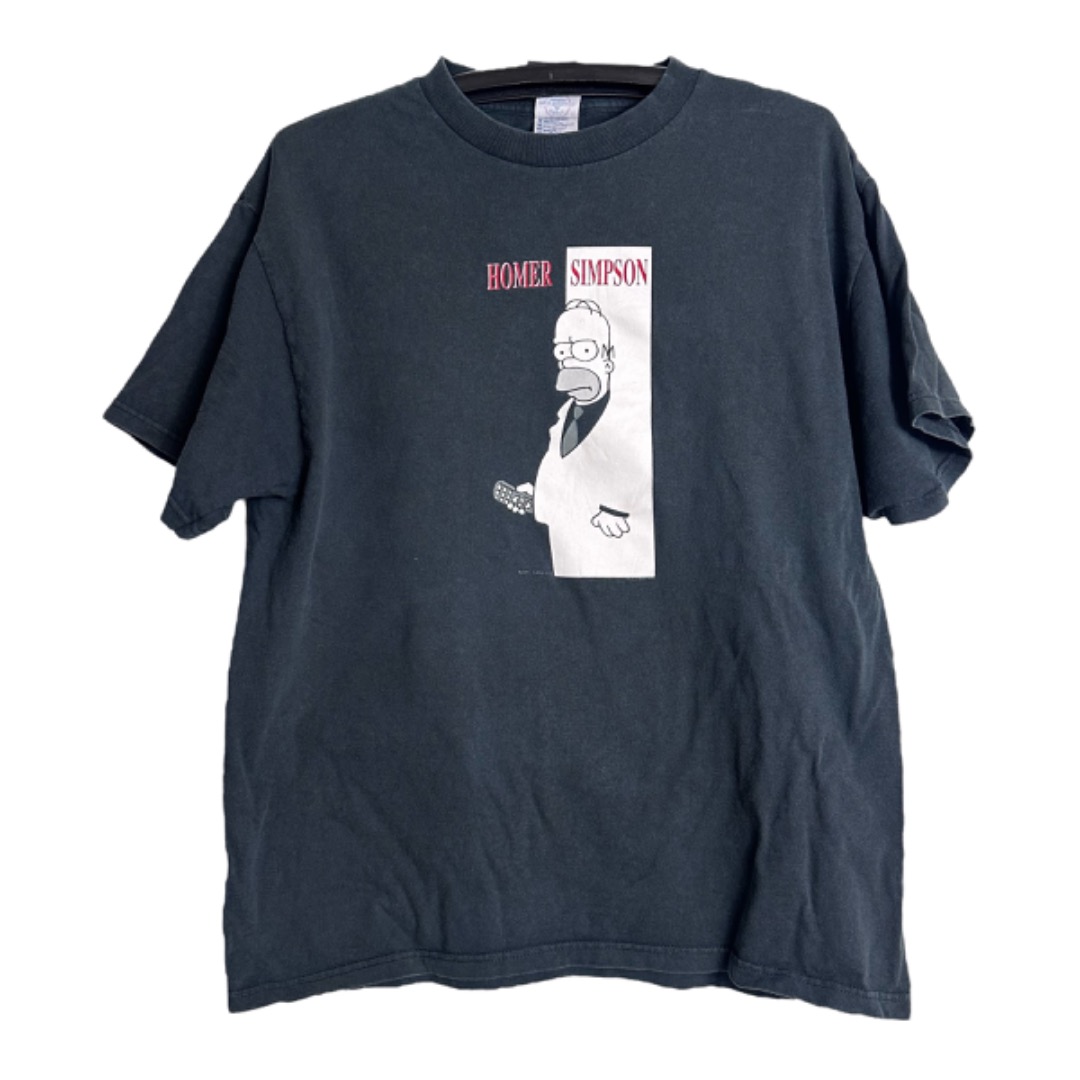 Vintage Homer Simpson Parody Scarface Movie T-shirt, Luxury, Apparel on ...