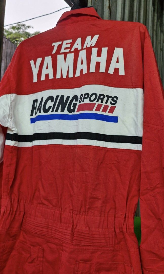 VINTAGE OVERALL YAMAHA PIT 20.5, Men's Fashion, Coats, Jackets and ...