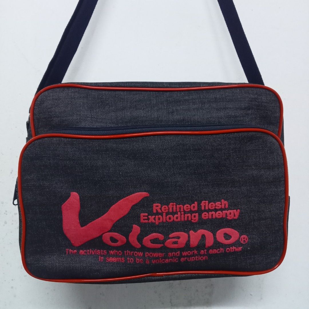 Volcano Denim Sling Bag, Men's Fashion, Bags, Sling Bags on Carousell
