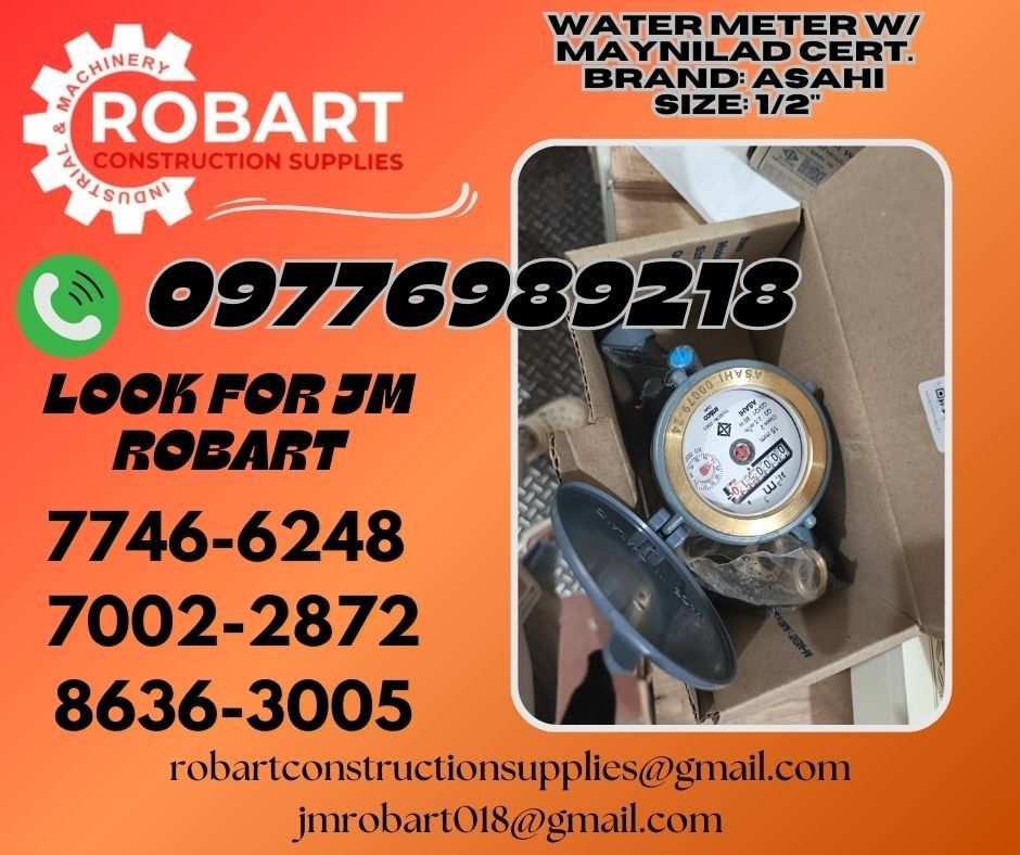 Water Meter w/ Maynilad Cert., Commercial & Industrial, Construction ...