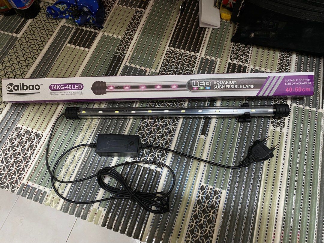 Waterproof Aquarium Lamp, Pet Supplies, Homes & Other Pet Accessories on Carousell