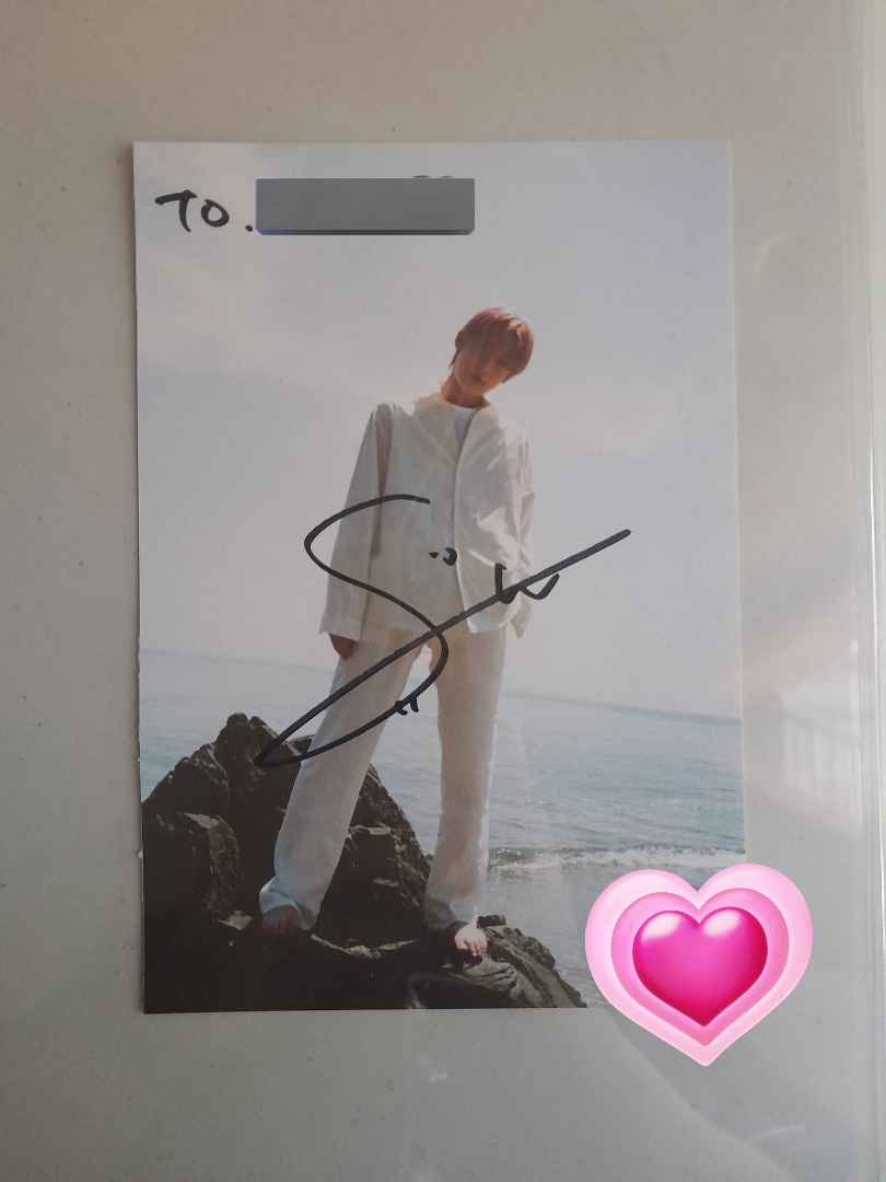 wts enhypen sunoo signed page dimension : dilemma era, Hobbies & Toys ...