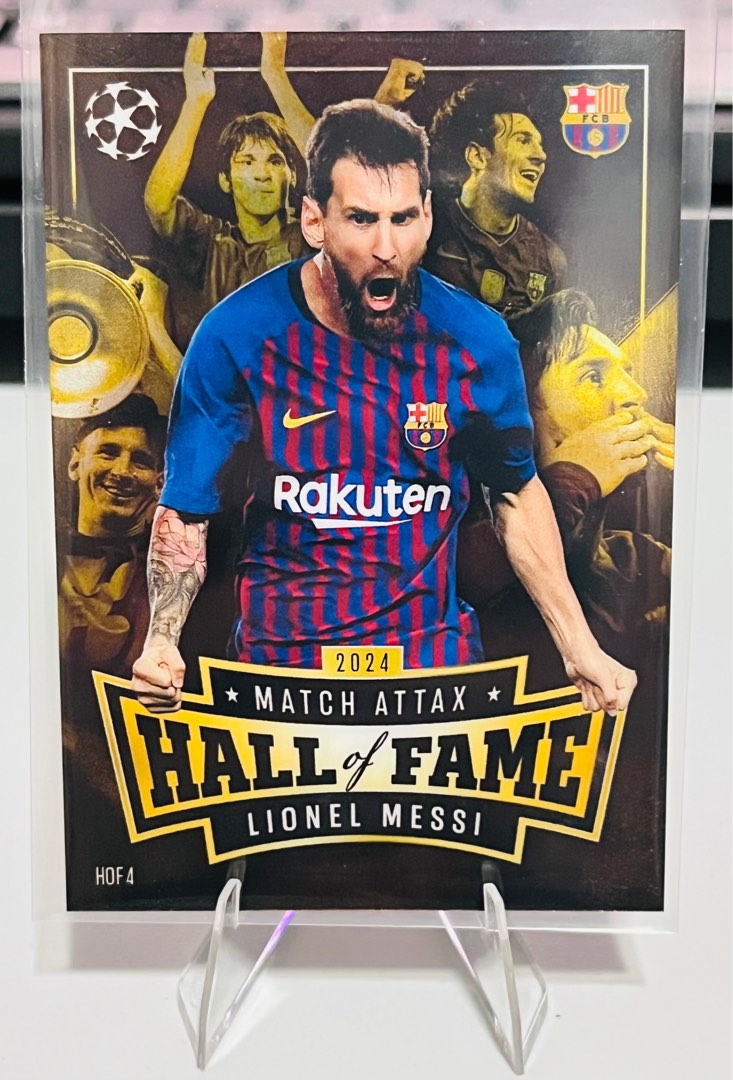 2024 Match Attax Hall of Fame soccer card - Lionel Messi, Hobbies ...