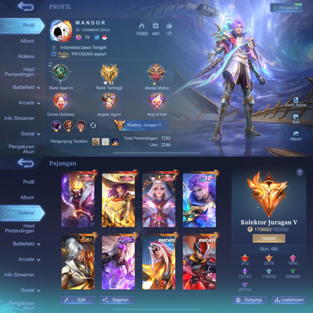 ACC MLBB, Video Gaming, Video Games, Others on Carousell