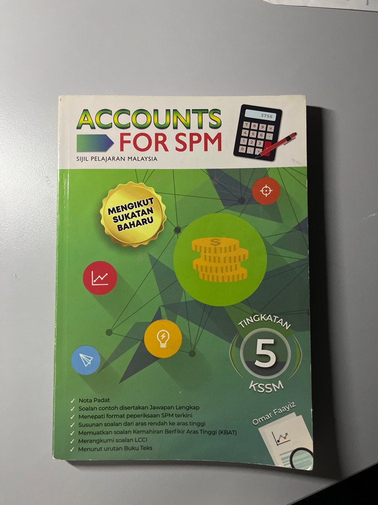 ACCOUNTS FOR SPM FORM 5 By Sir Omar Faayiz, Hobbies & Toys, Books ...