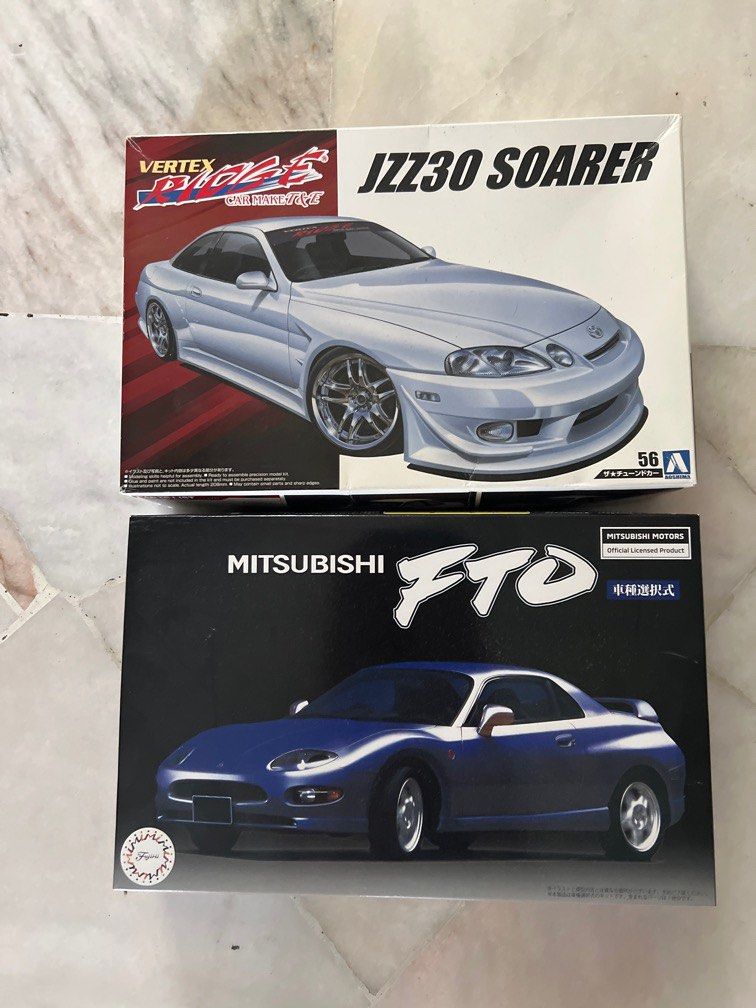 Aoshima Tamiya Fujimi 1/24 model kit car fujimi mitsubishi fto and ...