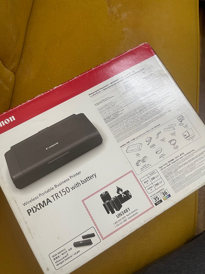 Canon Pixma TR150 Printer, Computers & Tech, Printers, Scanners ...