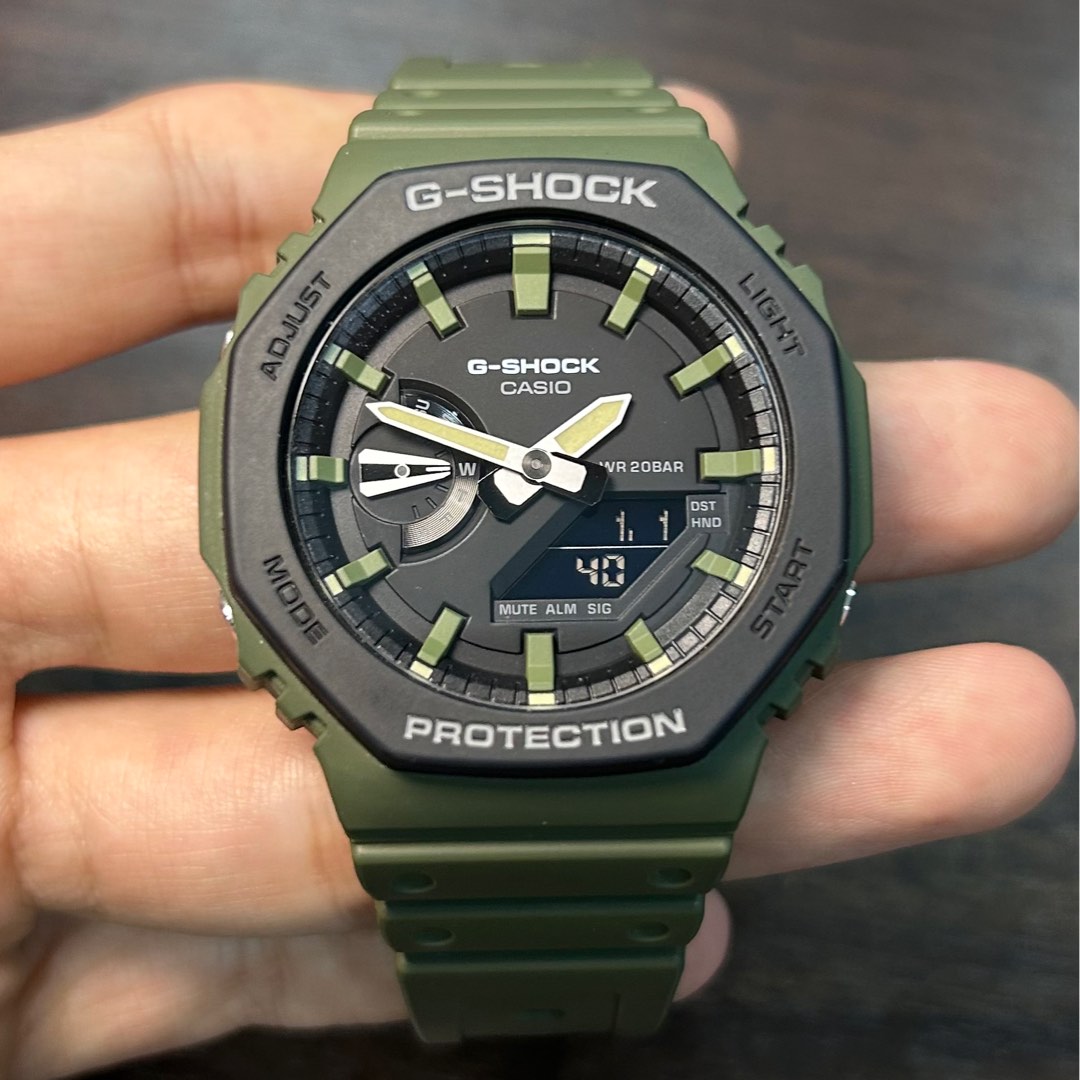 Casio G-Shock TMJ GA-2110SU-3A CasiOak Men Watch, Men's Fashion ...