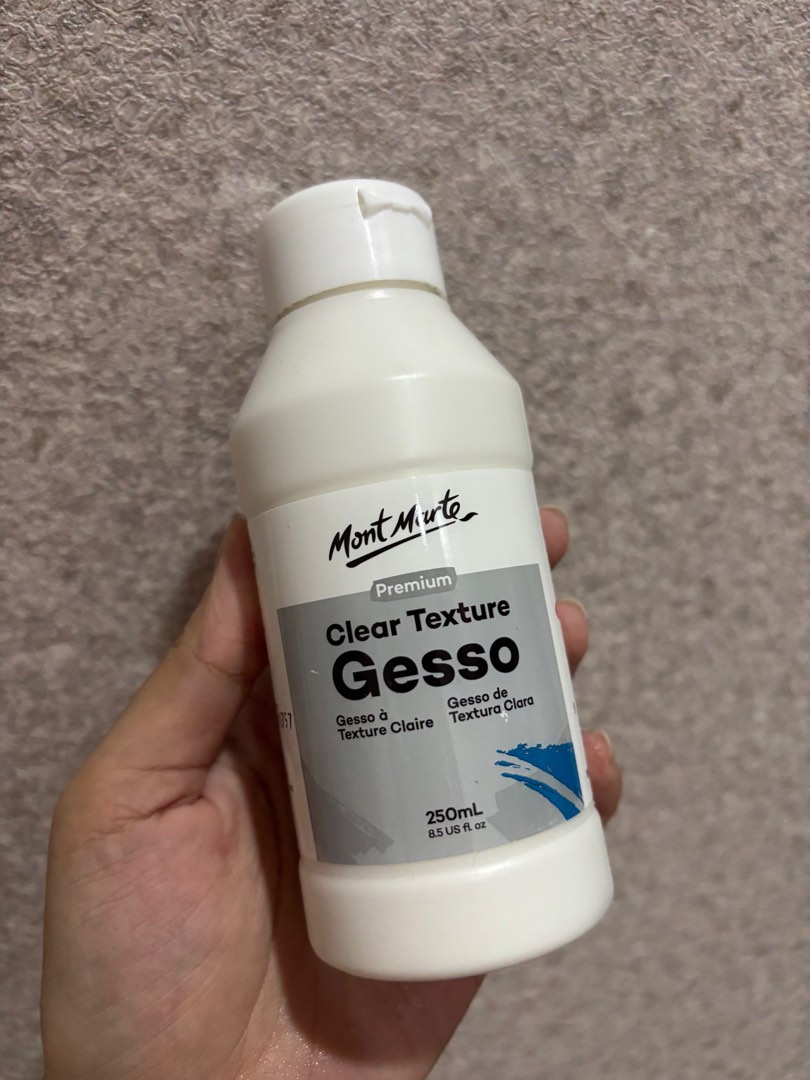 Clear Gesso/Acrylic Primer, Hobbies & Toys, Stationery & Craft, Craft ...