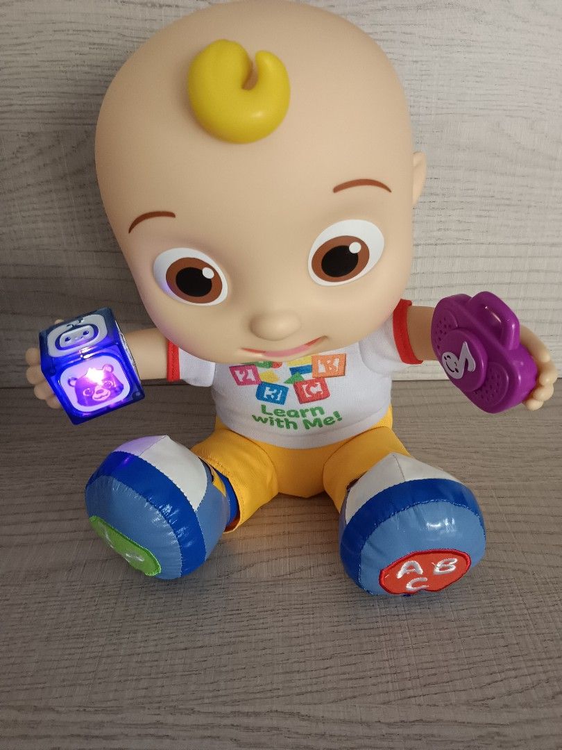 Cocomelon JJ learning interactive plush toy, Babies & Kids, Infant ...
