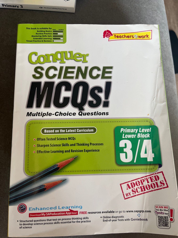 Conquer Science MCQs! Primary Level Lower Block 3/4, Hobbies & Toys ...