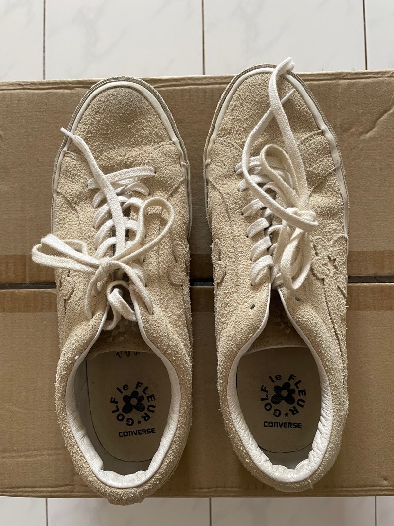 Converse One Star Golf le fleur Vanilla/White, Men's Fashion, Footwear ...