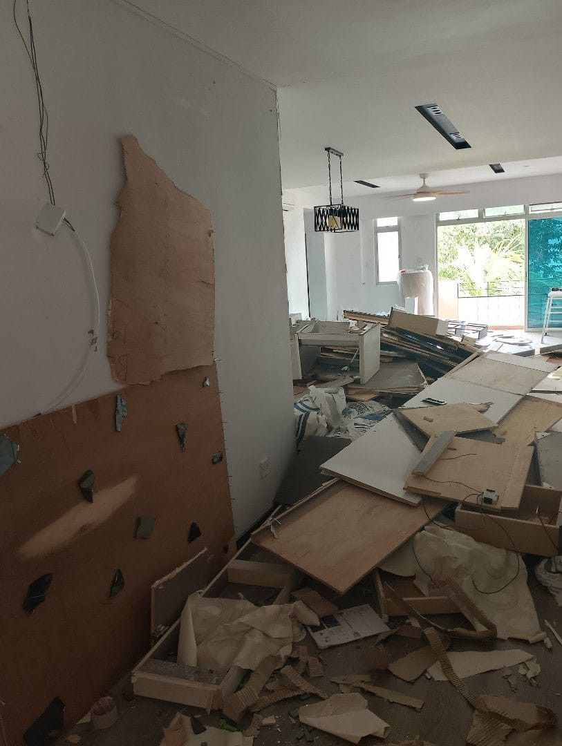 Dismantle & Dispose services - Kitchen cabinets, Toilet cabinets ...