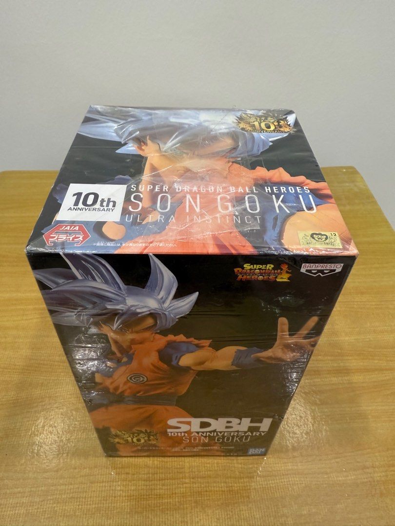 Dragon Ball SDBH 10th Anniversary Son Goku Ultra Instinct, Hobbies & Toys, Toys & Games on Carousell