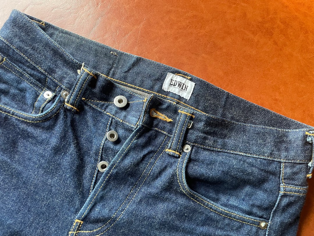 Edwin ED-80 Rainbow selvedge, Women's Fashion, Bottoms, Jeans ...