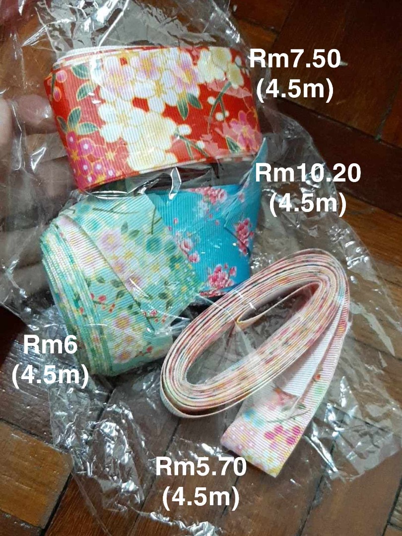 Flower vintage japanese ribbon, Hobbies & Toys, Stationery & Craft ...