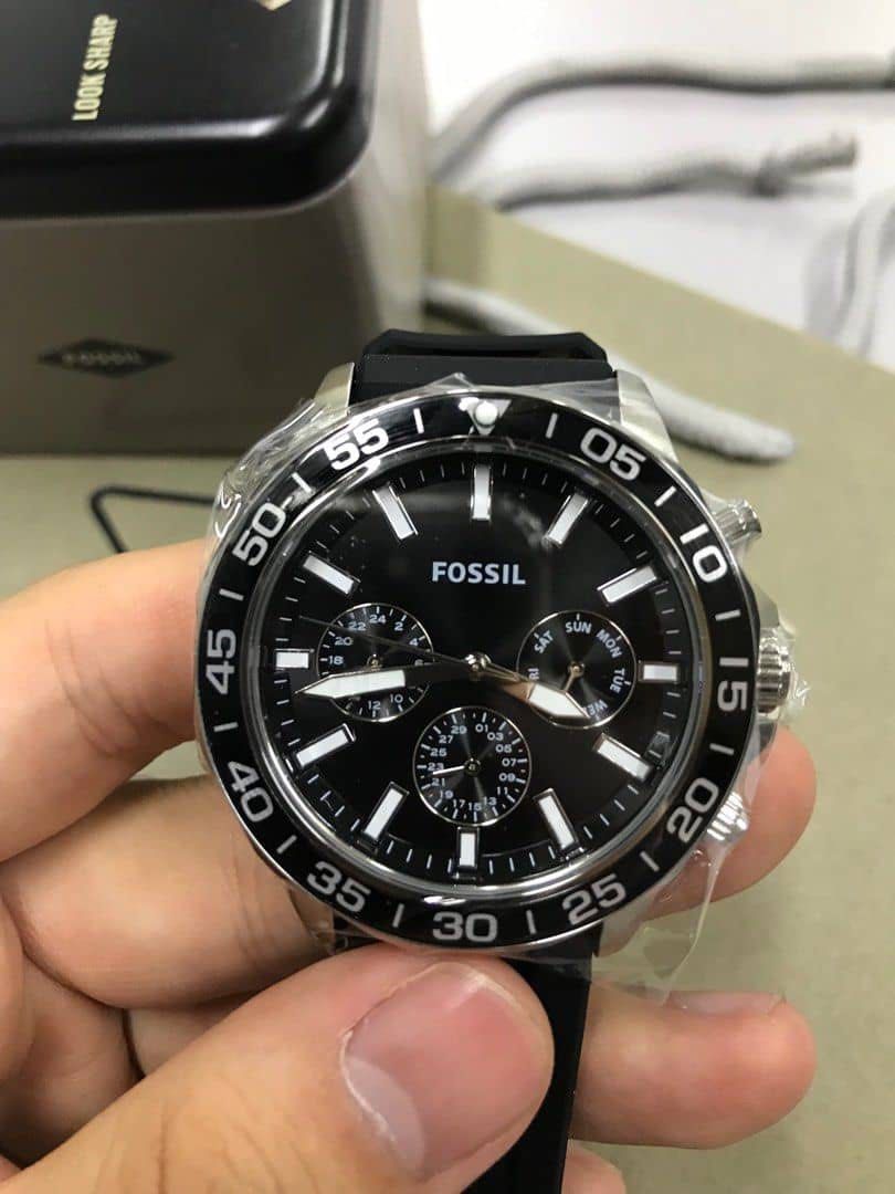 Fossil Bannon Multifunction Chronograph Sports Black Men Watch, Men's ...