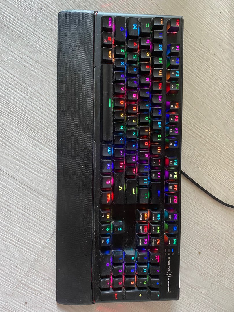 Gaming Freak RGB gaming keyboard, Computers & Tech, Parts & Accessories ...