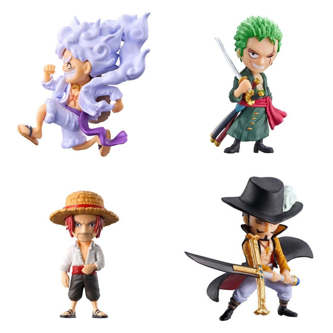 Gashapon One Piece Onepi No Mi Luffy, Zoro, Shanks, Mihawk etc ...