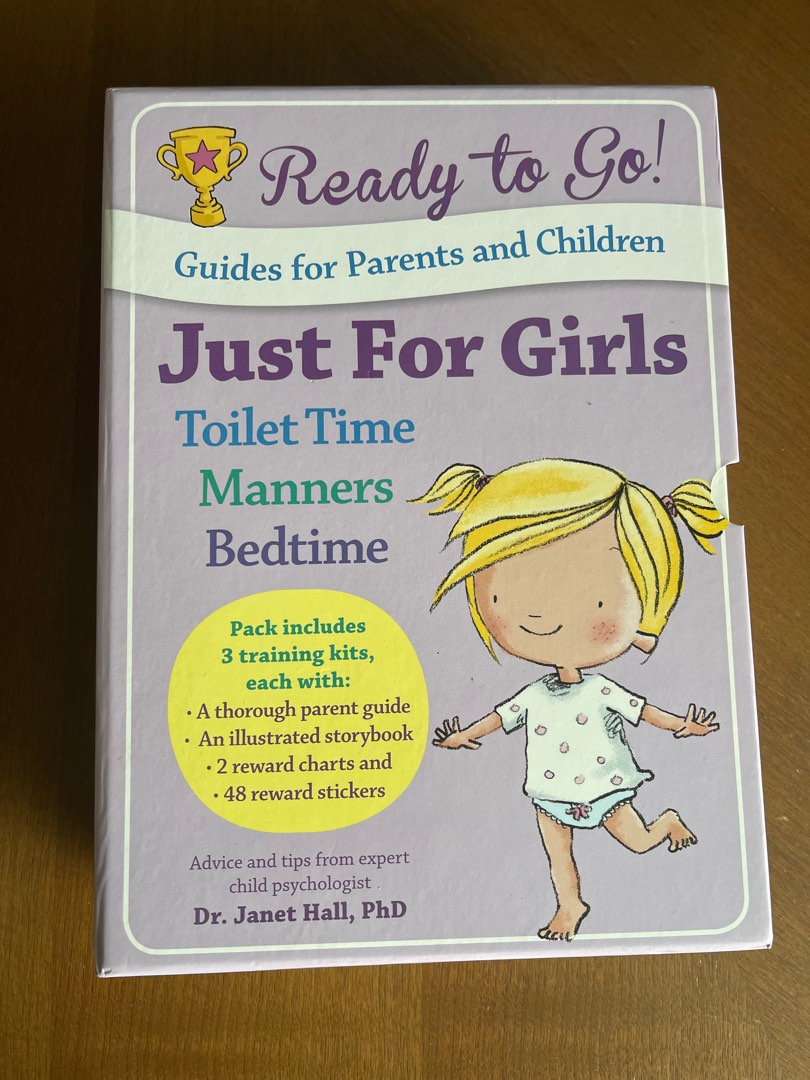 Girls Toilet Time + Manners + Bedtime Full Book Set, Hobbies & Toys ...