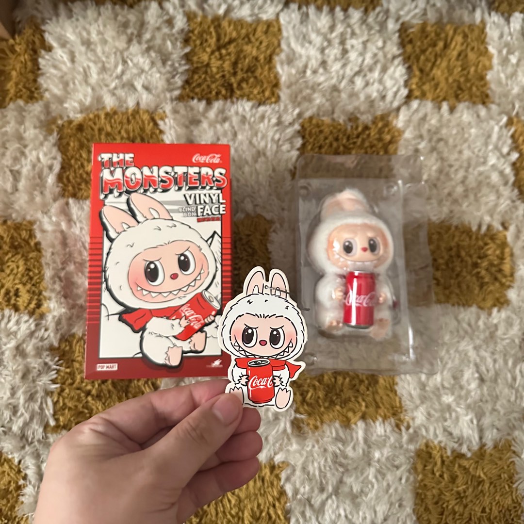 Happy Factor - Labubu x Coca Cola vinyl face, Hobbies & Toys, Toys ...