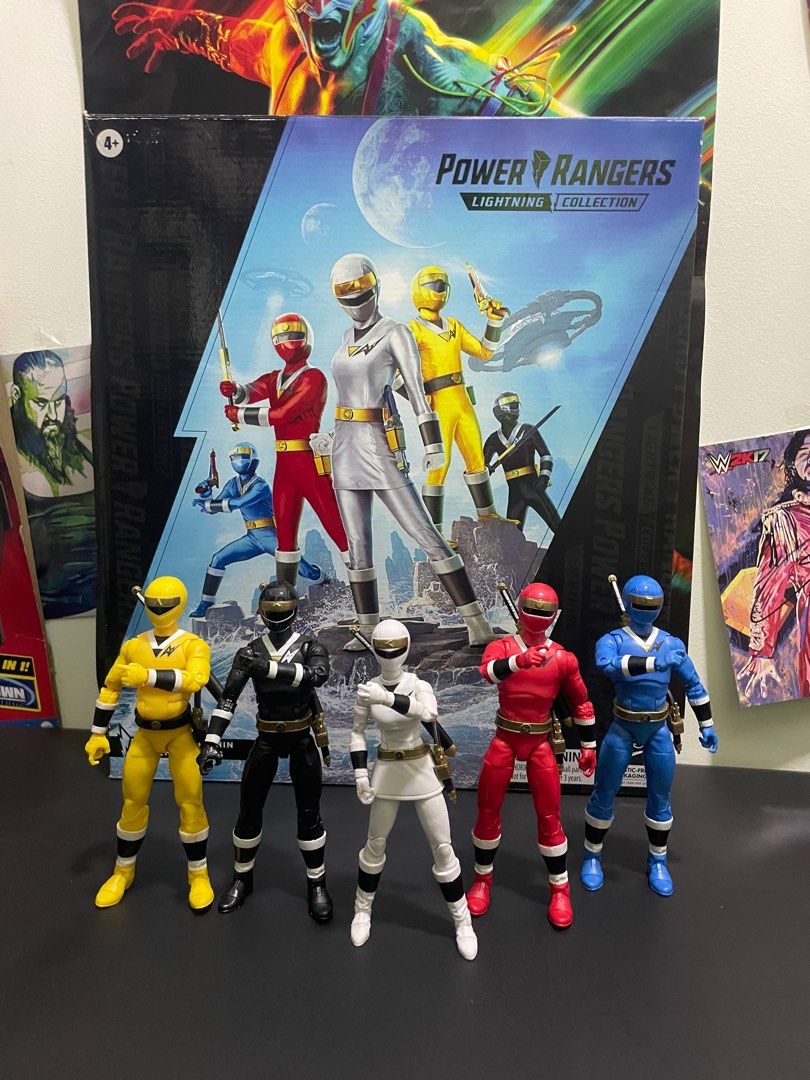 Hasbro Power Rangers Lightning Collection Mighty Morphin Alien Rangers ...