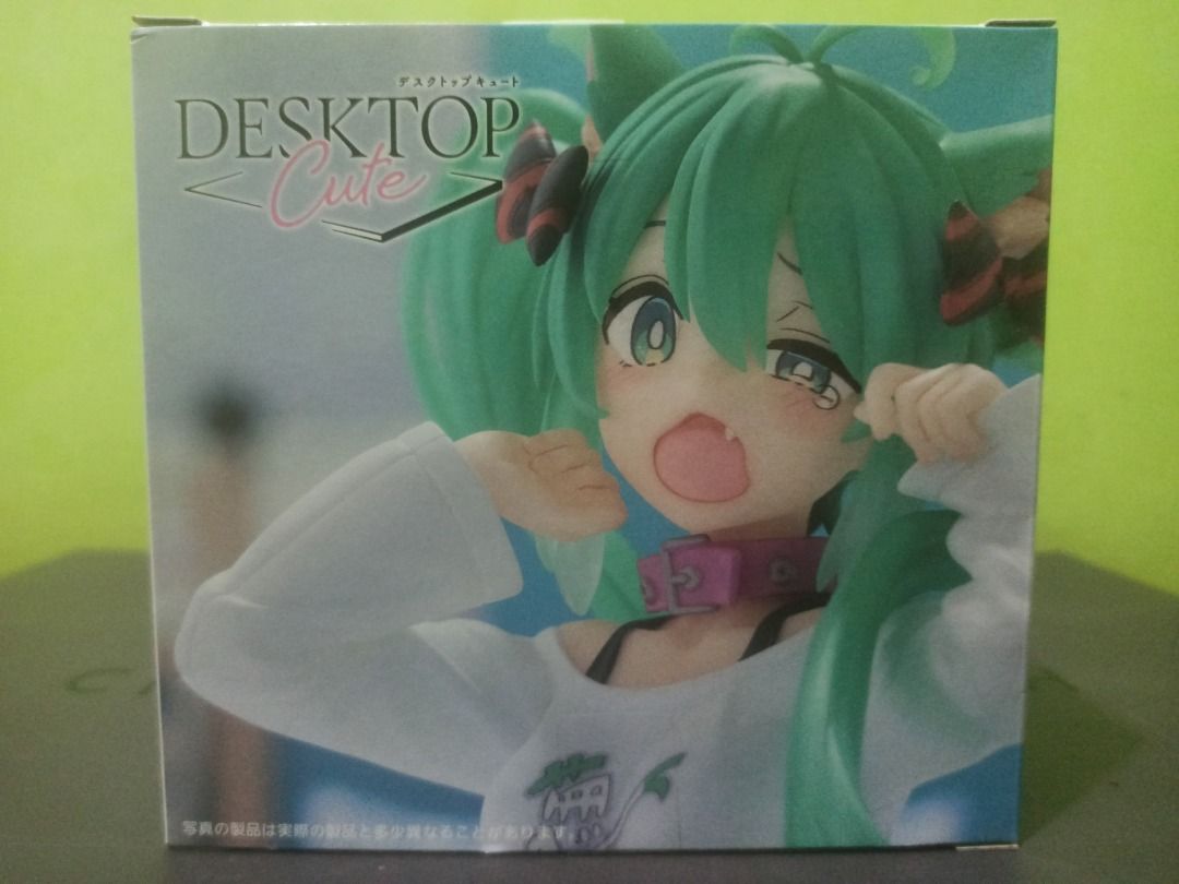 Hatsune Miku (Nekomimi T-shirt Ver.) Taito Desktop Cute Figure, Hobbies ...