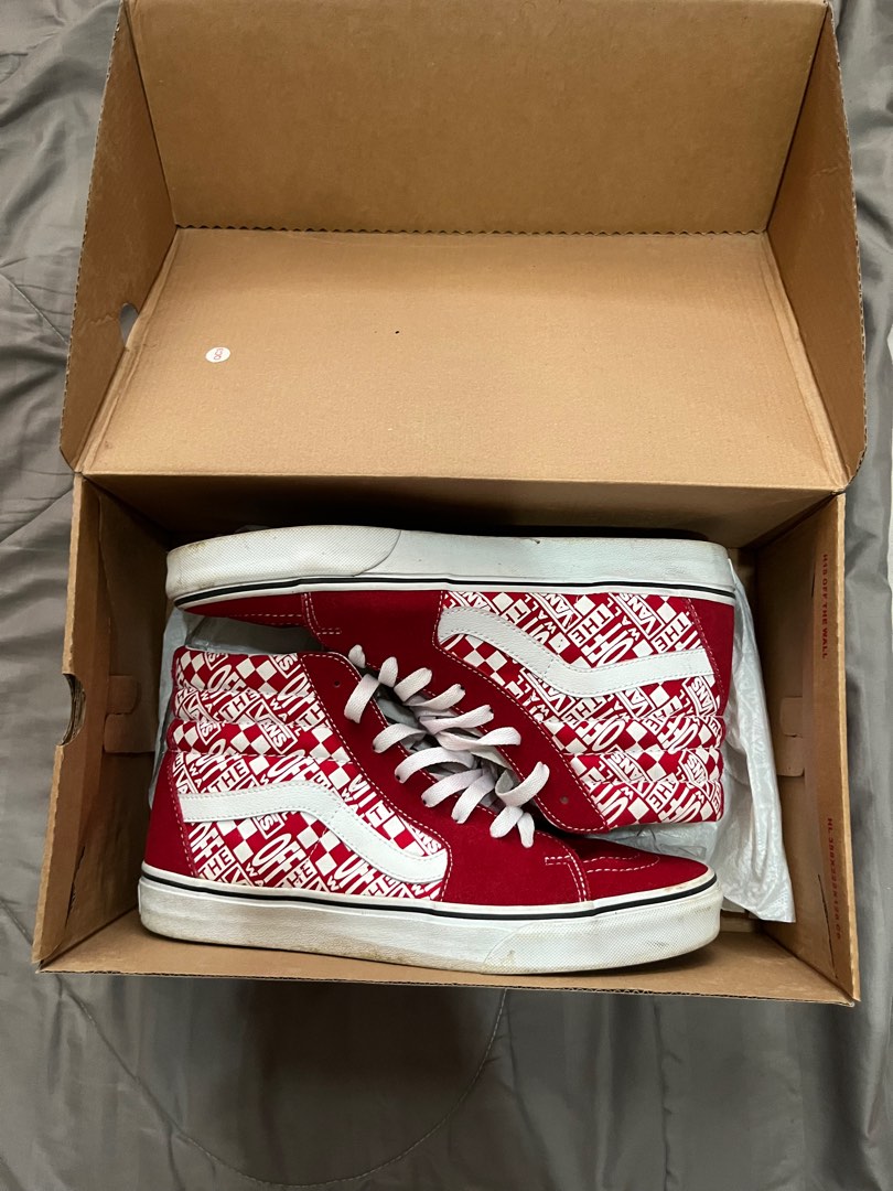 hight cut vans, Men's Fashion, Footwear, Sneakers on Carousell